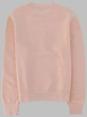 Burberry Caroline Sweatshirt With Check Insert - Pink