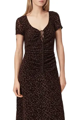 ALLSAINTS Gabby Mesh Maxi Dress