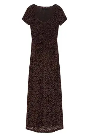 ALLSAINTS Gabby Mesh Maxi Dress