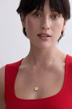 Astley Clarke Biography Midi Locket Necklace With Created White Sapphire