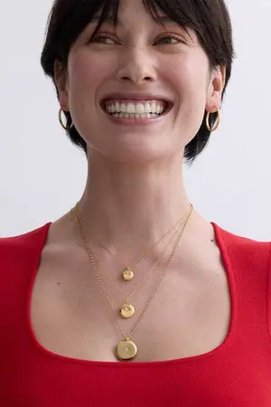 Astley Clarke Biography Midi Locket Necklace With Created White Sapphire
