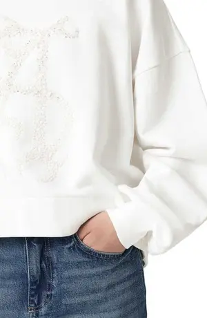 ALLSAINTS Reflex Lila Graphic Sweatshirt