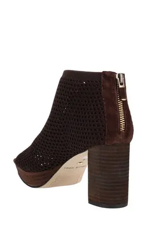 Pelle Moda Aurel Open Toe Platform Bootie