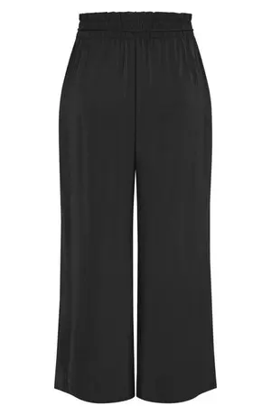 City Chic Shania Tie Waist Wide Leg Pants
