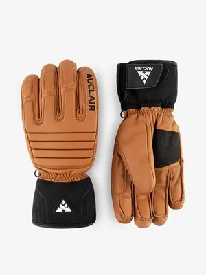 AUCLAIR Leather Outseam Gloves - Tan