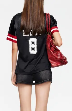 Lioness Striped Jersey - Noir