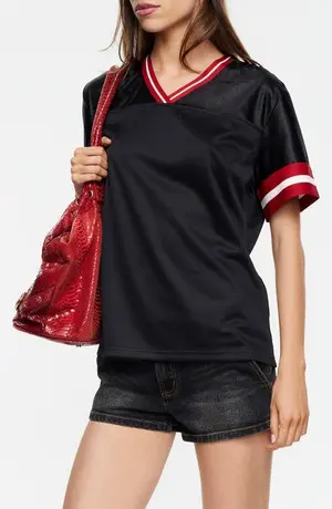 Lioness Striped Jersey - Noir