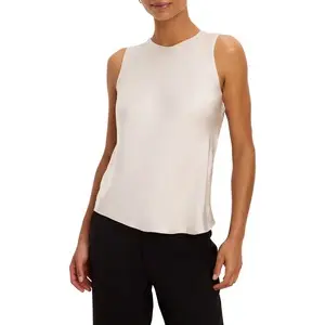 NIC+ZOE Day Gloss Woven Tank - Coconut