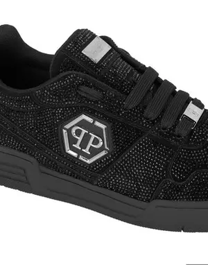 Philipp Plein P-force 78 Strass Embellished Low-top Sneakers - Black