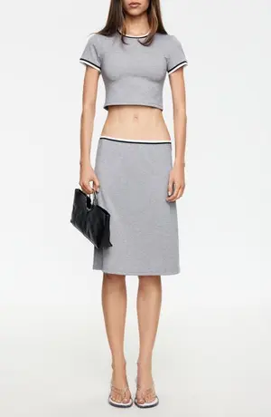 Lioness Laguna Midi Skirt - Grey