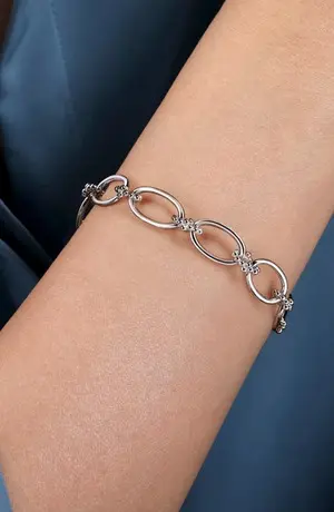 GABRIEL & CO. Oval Link Chain Bracelet