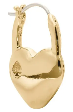 Kate Spade New York Heart Spade Huggie Hoop Earrings