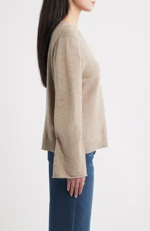 DL1961 V-neck Long Sleeve Cashmere Sweater