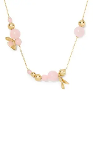 Kate Spade New York Gilded Garden Pendant Necklace - Blush