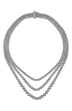 GABRIEL & CO. Layered Beaded Necklace