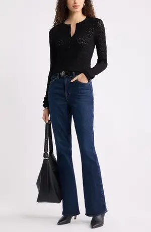 Nordstrom Pointelle Henley