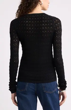 Nordstrom Pointelle Henley