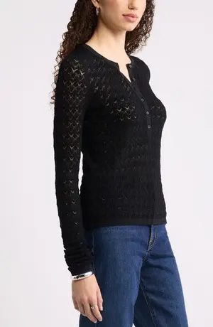 Nordstrom Pointelle Henley
