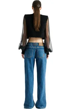 Balmain Cropped Tweed And Muslin Jacket With Decorative Buttons