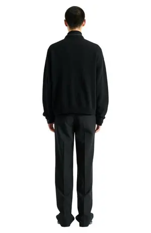 Balmain Eco-cashmere Cardigan With Lion Medallion Buttons