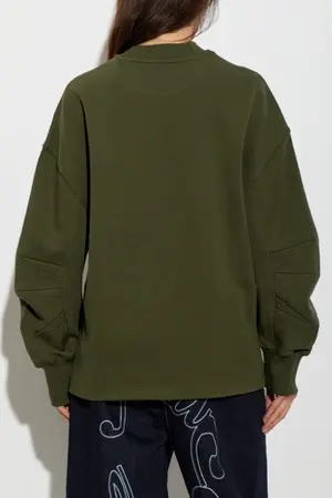Attico Oversize T-shirt With Asymmetric Slit