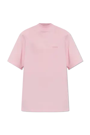 Attico T-shirt With Shoulder Pads - Pink
