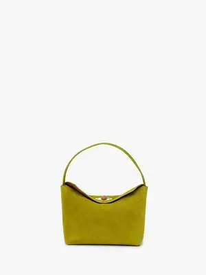 Christopher Esber Turnlock Suede Mini Bag - Yellow