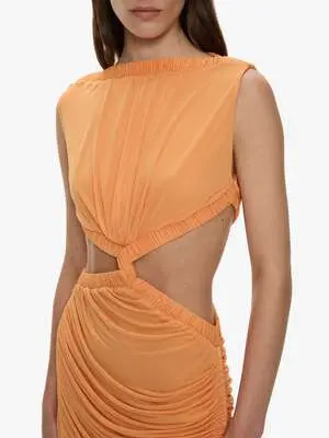 Christopher Esber Theia Separation Maxi Dress - Orange