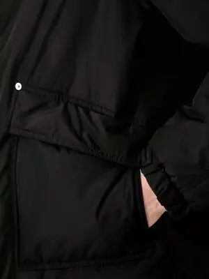 Karl Lagerfeld Hooded Raglan-sleeve Jacket