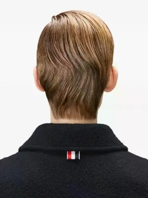 Thom Browne Bell-sleeve Wool Jacket - Blue