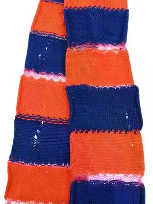 Dsquared2 Striped Distressed-effect Scarf