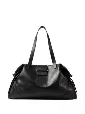 JIMMY CHOO Large Bar Holdall Tote Bag - Black