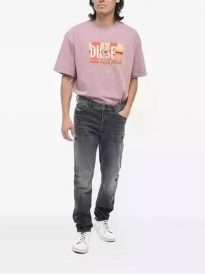 DIESEL® D-sark Straight-leg Jeans With Distressed Detailing