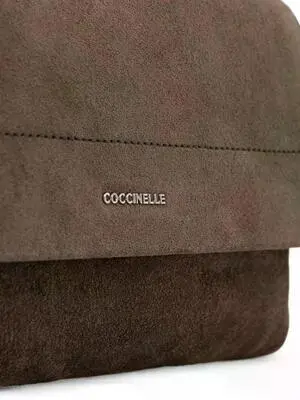 COCCINELLE Small Braided Handle Shoulder Bag - Brown