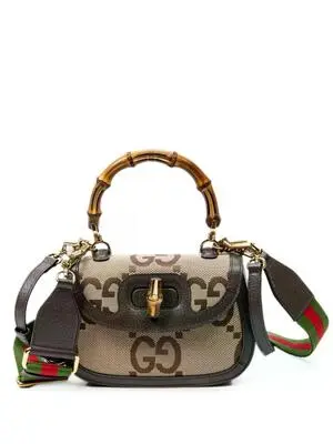 Gucci 1947 Bamboo Flap Tote Bag