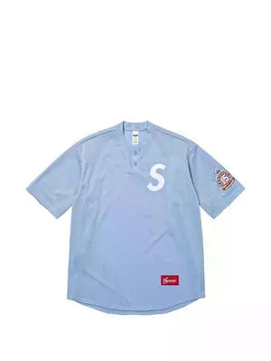 Supreme Logo-patch T-shirt - Blue