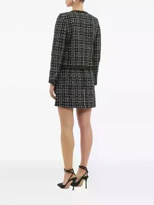 Rebecca Vallance Bouclé Jacket With Sequins And Faux Pearls