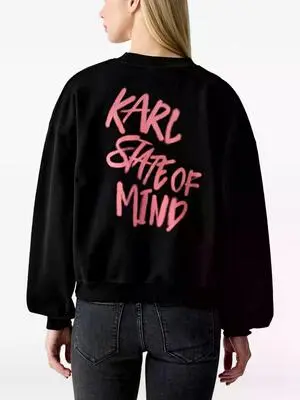 Karl Lagerfeld Logo Print Sweatshirt