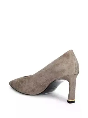 COCCINELLE Pointed-toe Logo-plaque Pumps