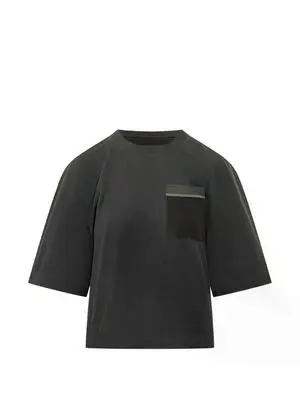 Brunello Cucinelli Embellished Pocket T-shirt - Black