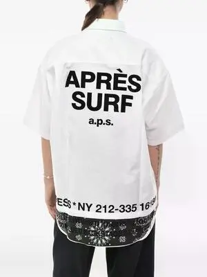 APRES SURF Logo-print Shirt
