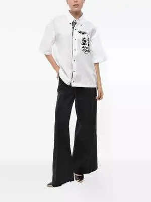 APRES SURF Short Sleeve Logo Print Shirt