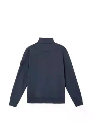 Stone Island Logo-patch Half-zip Sweater