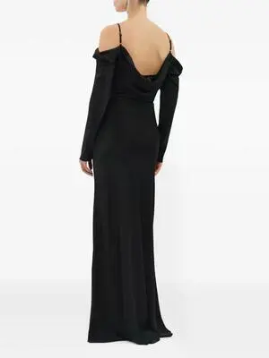 Rebecca Vallance Noire Long Sleeve Gown
