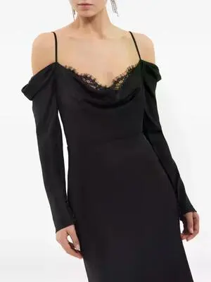 Rebecca Vallance Noire Long Sleeve Gown