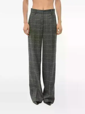 True Royal Belt-loop Checked Trousers