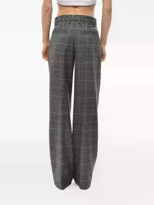 True Royal Belt-loop Checked Trousers