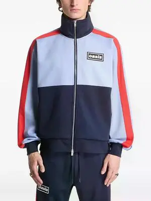 PLEASURES Forever Colour-block Track Jacket - Blue
