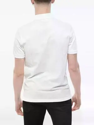 DIESEL® Logo-print Piqué-textured Polo Shirt