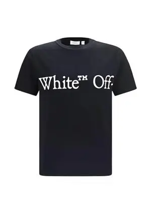 Off-White Bookish Scarf Logo-print T-shirt - Black